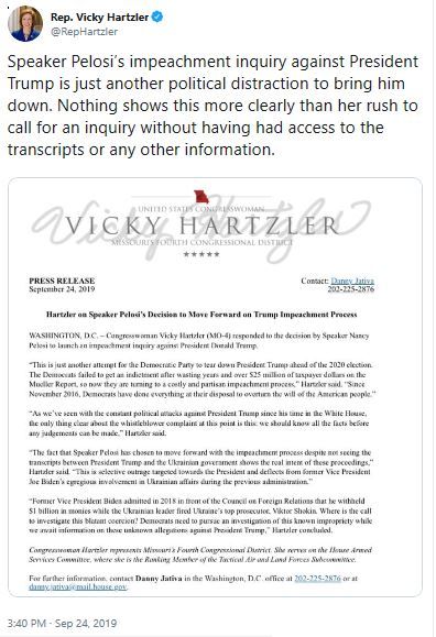 Rep. Vicky Hartzler (r): gaslighting | Show Me Progress